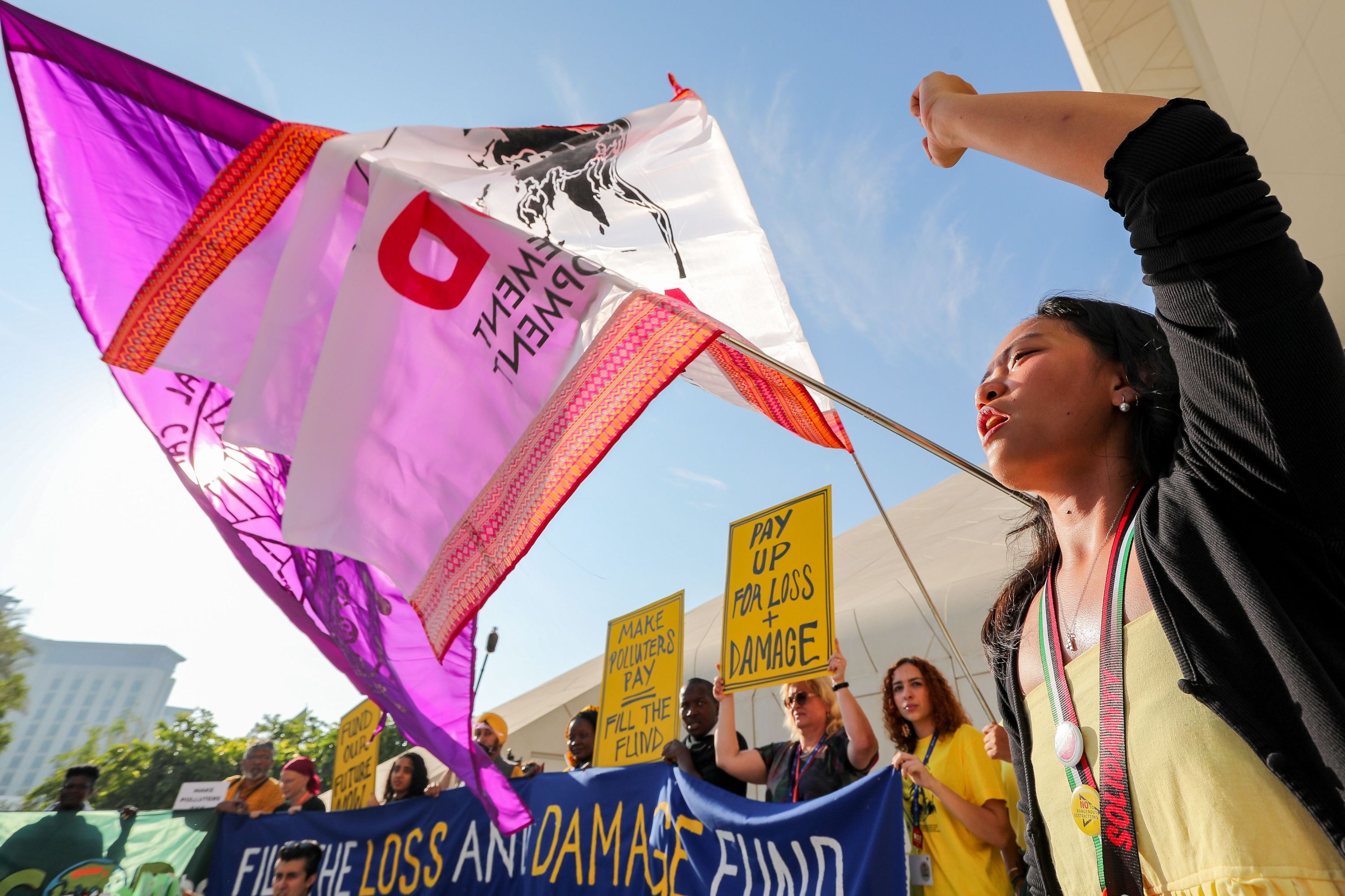 Protest at the COP28 in Dubai | Heinrich Böll Stiftung