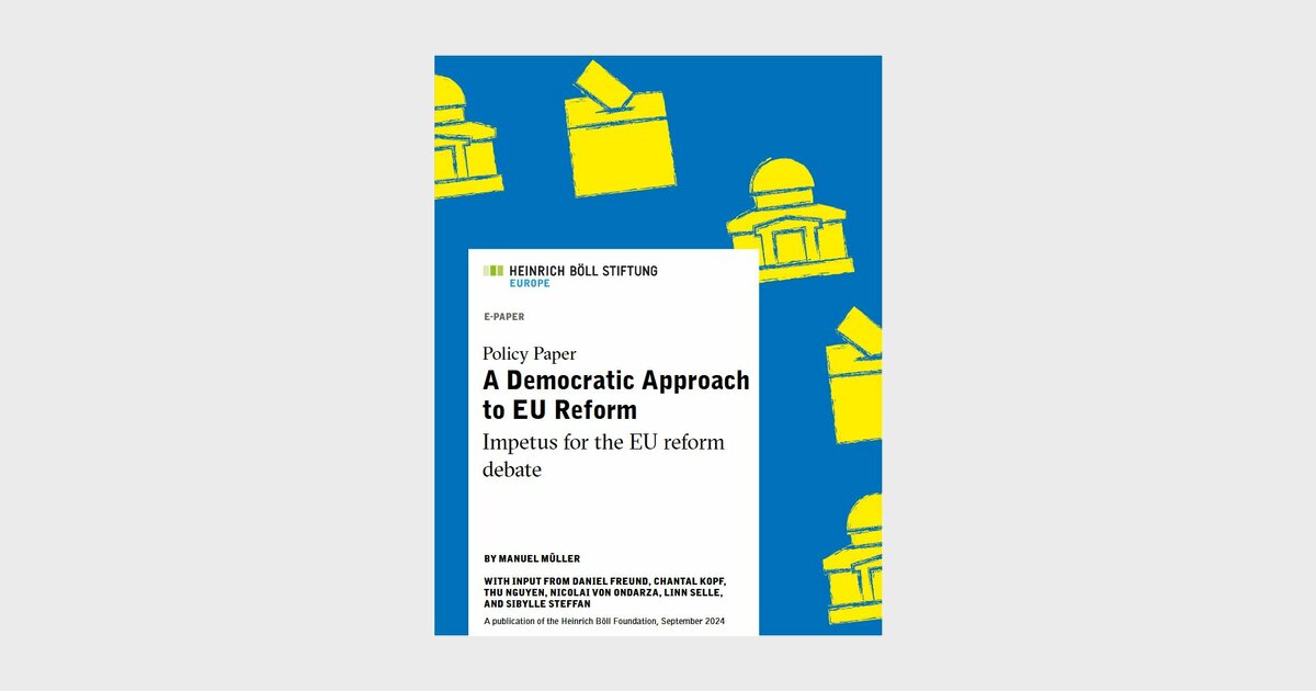 A Democratic Approach to EU Reform | Heinrich Böll Stiftung