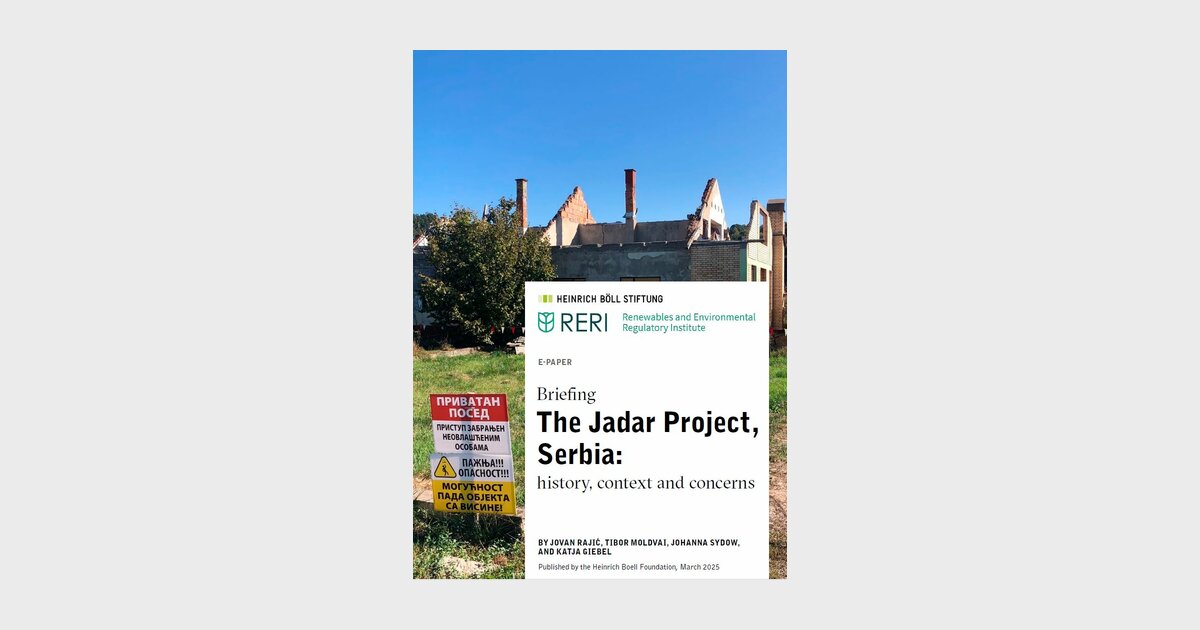 The Jadar Project, Serbia | Heinrich Böll Stiftung