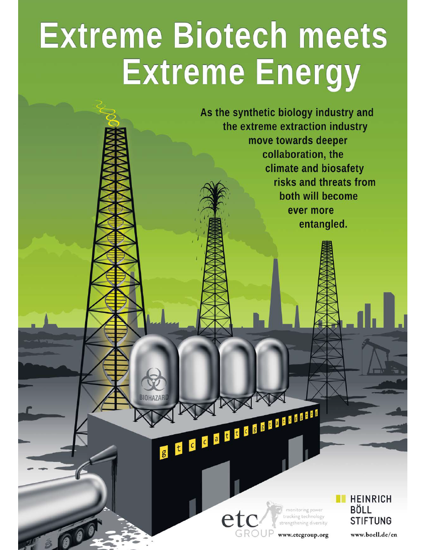 Extreme Biotech meets Extreme Energy | Heinrich Böll Stiftung