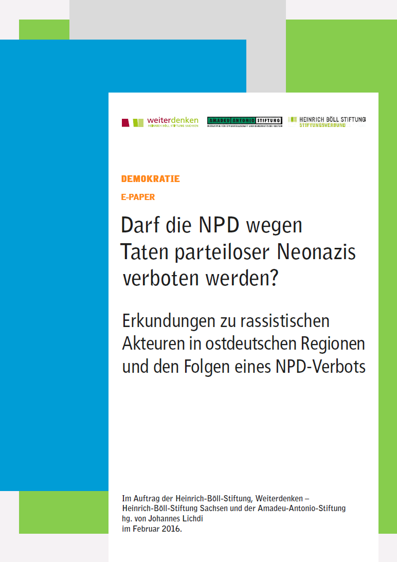 Zur Einführung: Die Argumentationslinien des NPD-Verbotsverfahrens ...