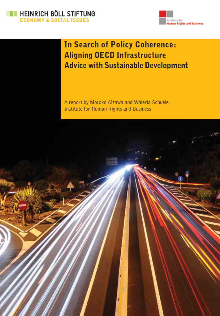 In search of policy coherence: aligning OECD infrastructure advice with sustainable development ...
