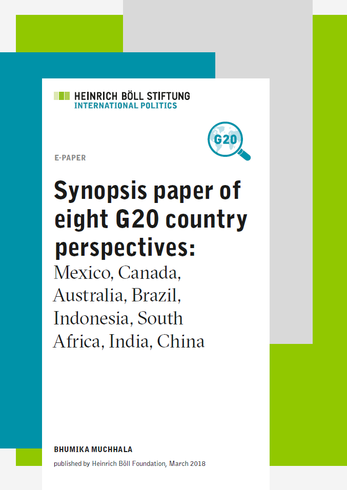 Synopsis Paper of eight G20 Country Perspectives | Heinrich Böll Stiftung