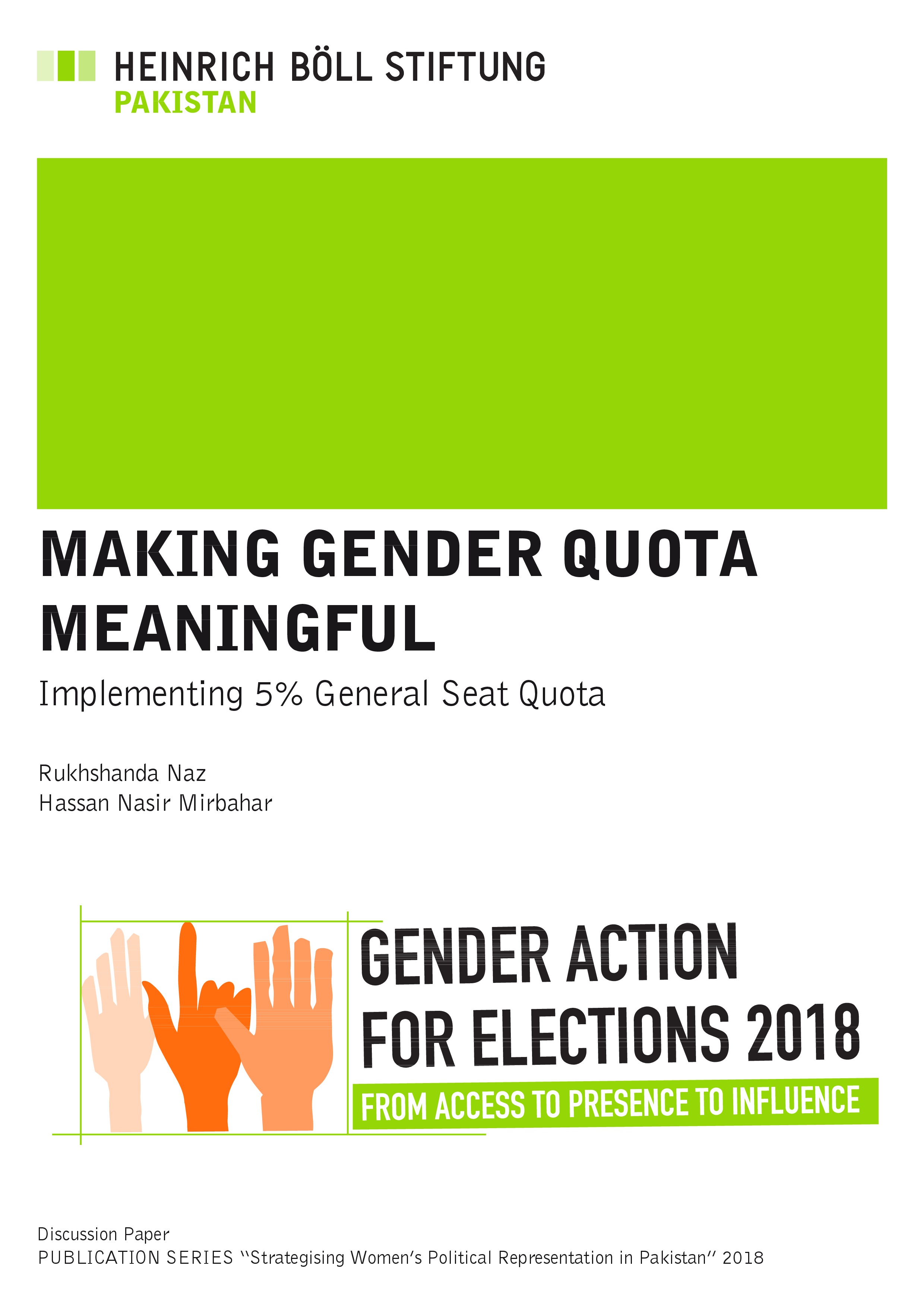 Publication: Making Gender Quota Meaningful | Heinrich Böll Stiftung